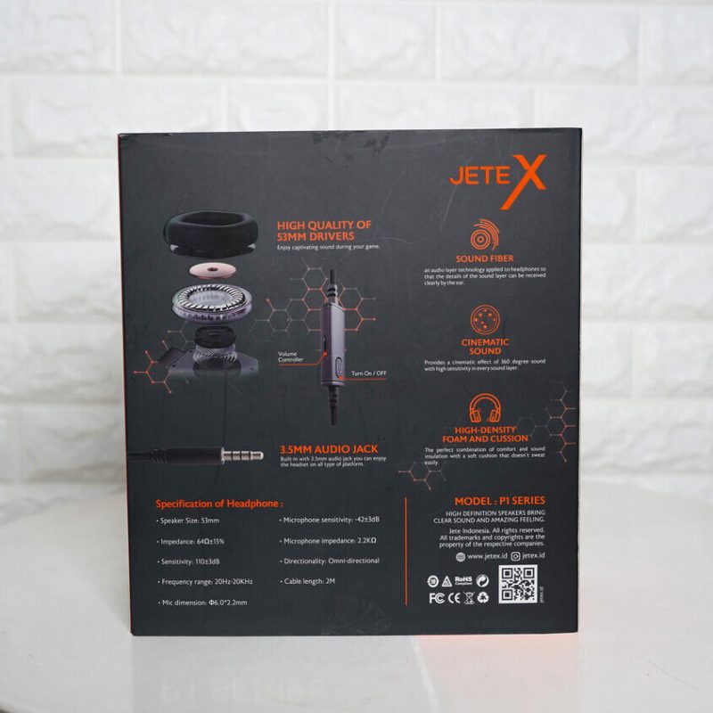Headset Gaming : JETEX Rilis Headset P1 Untuk Gaming Enthusiast