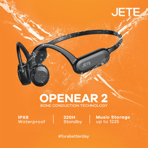 Jete Open Ear 2 Headset Bluetooth - Headset Wireless Terbaik