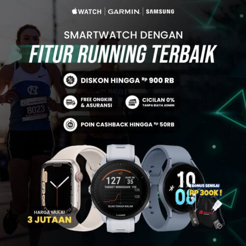 Promo Smartwatch Running | Diskon s.d 900K | Doran Gadget