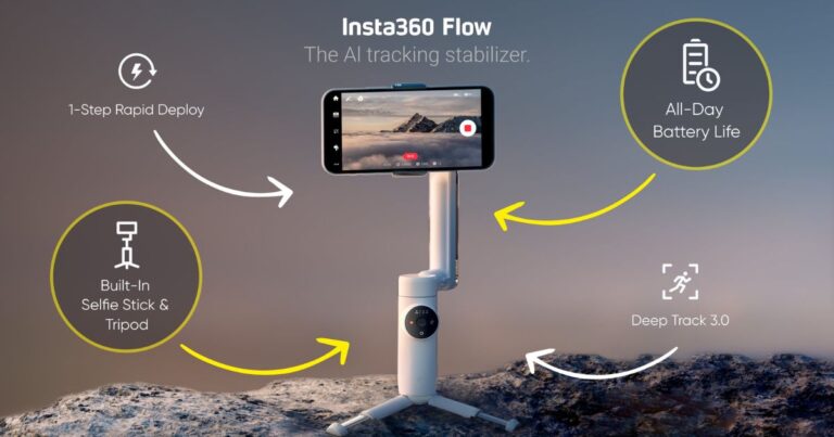 Spesifikasi Insta360 Flow: Gimbal Canggih dengan Dukungan AI