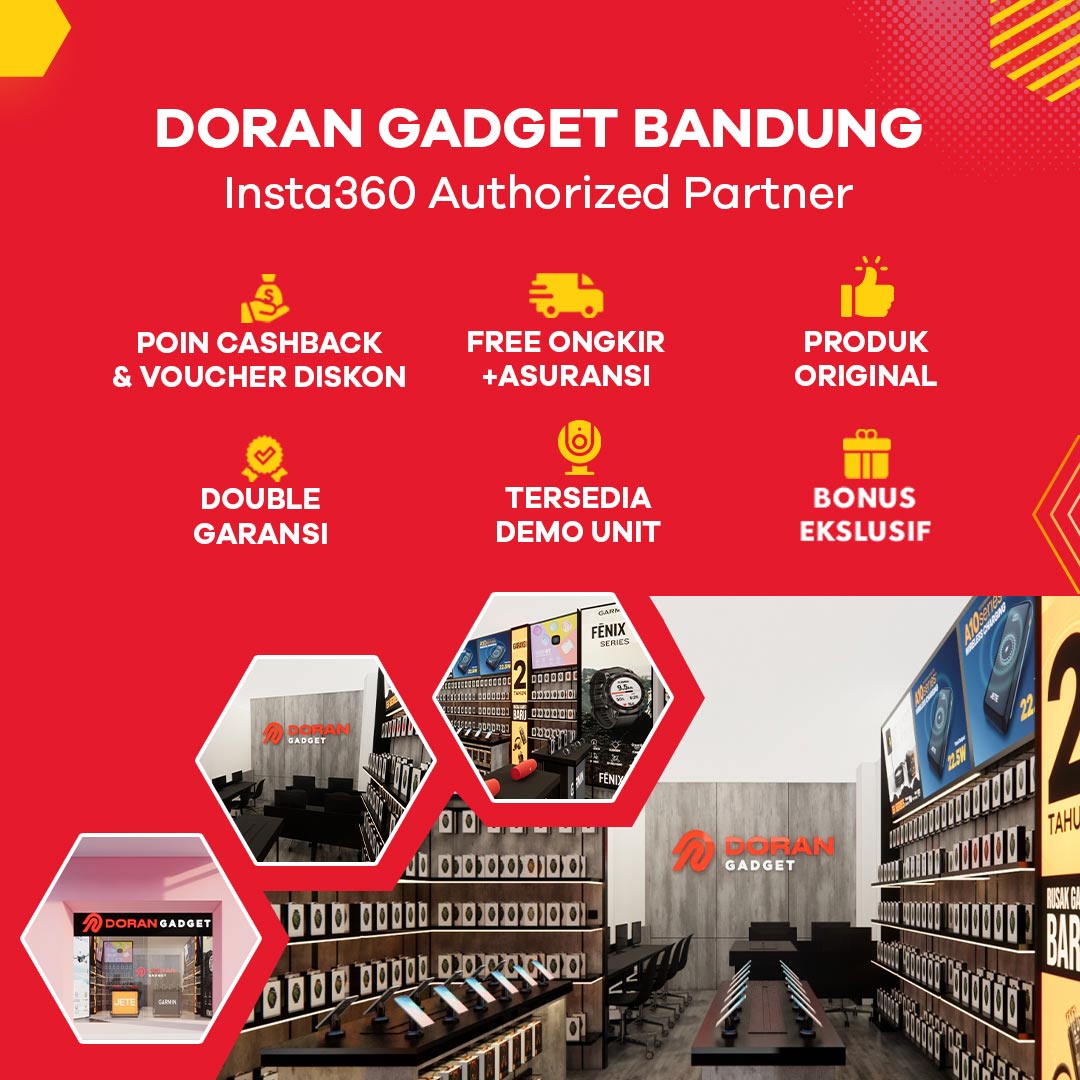 Doran Gadget: Insta360 Authorized Partner Bandung
