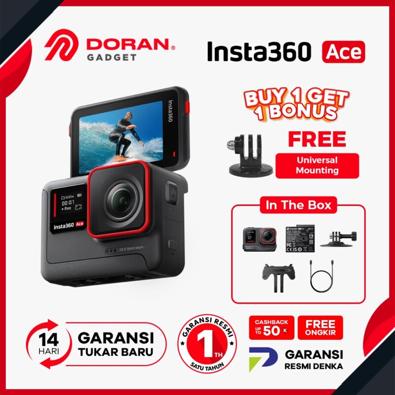 Jual Insta360 Ace Action Camera 6K UHD Flip Screen