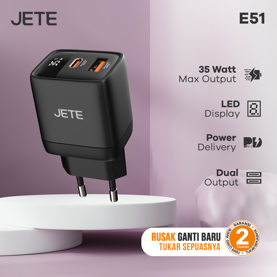 Charger JETE E51 Series 35W Dual Output | Doran Gadget