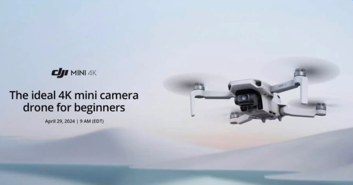 Spesifikasi DJI Mini 4K, Drone Setelepak Tangan Dapat Rekam Video 4K