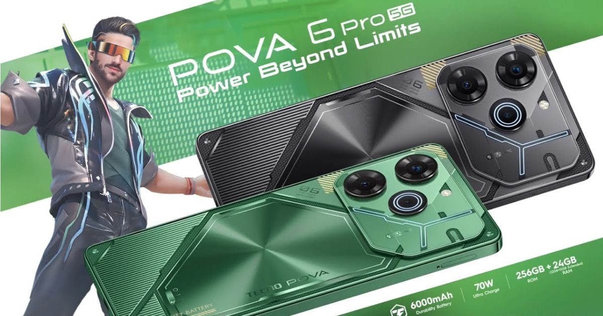Spesifikasi Tecno Pova 6 Pro 5G, HP Gaming Ramah Budget!
