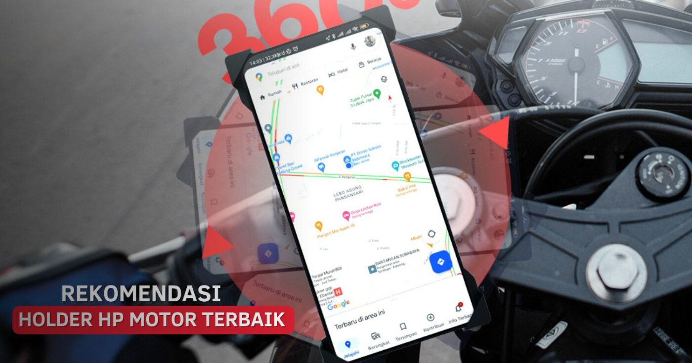 10+ Rekomendasi Holder HP Motor Terbaik 2026 untuk Touring